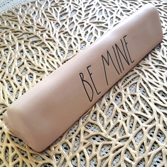 Rae Dunn | Accents | Rae Dunn Pink Heart Be Mine Desktop Decor | Poshmark